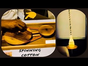 How It`s Made Spinning Cotton Into Thread || The Art of Spinning - Making of Thread From Cotton