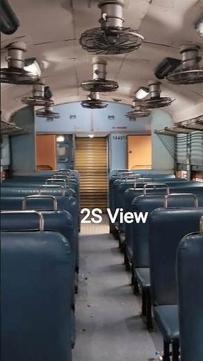 2s seat in train | 2s second sitting seat coach | what is 2S in train |