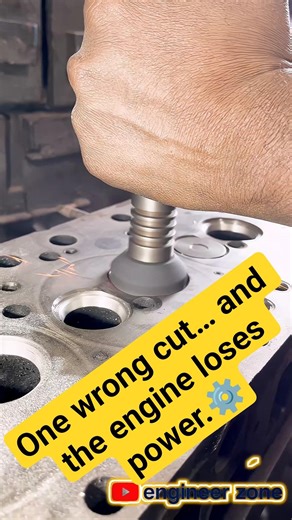 Engine Head Valve Seat Refacing & Resizing | Perfect Seal = Maximum Power ⚙️🔥