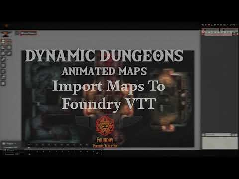 Importing Dynamic Dungeons Animated Maps to Foundry VTT - Walls and lights tutorial