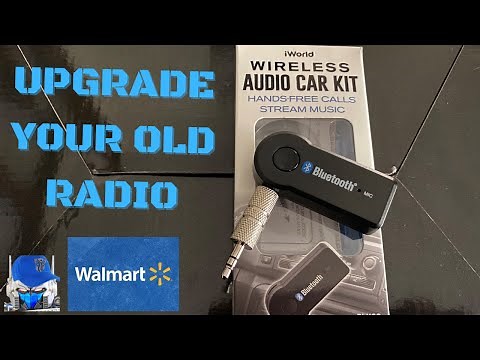 How To Upgrade Your Radio with Bluetooth. Review Of The iWorld Wireless Audio Car Kit From Wal-Mart!