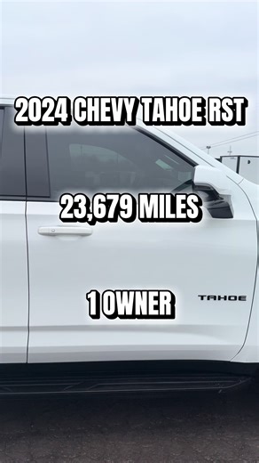 2024 Chevy Tahoe RST: Fully Loaded with Premium Features