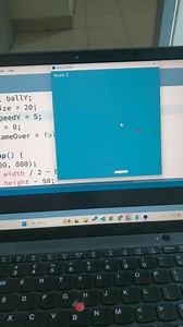 4.7K views · 28 reactions | Was getting bored at work while waiting for a thing. So made myself a game using "processing" and now playing it to pass the time, because there were no other games in this laptop! :p | Books With Nahiyan | Facebook