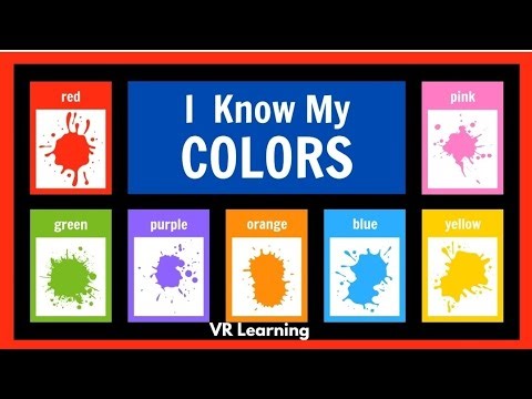 I know my color fun learning || Color fun learning activity for kids || color name learning for kids