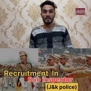 583K views · 7.1K reactions | Good news: JKSSB PSI vacancies for unemployed youth of Jammu & Kashmir | The News Intercept | Facebook