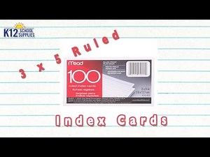 Best Note Cards - 3x5 Index Cards - Note Cards