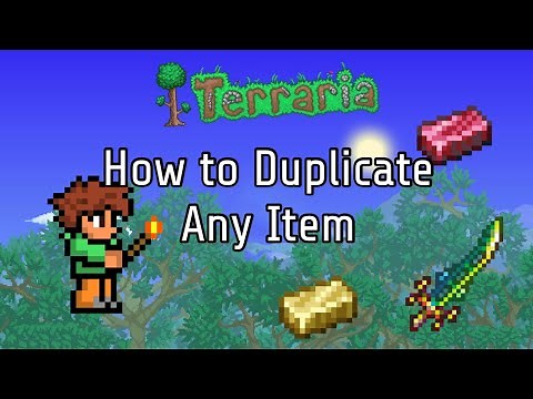 HOW TO DUPLICATE ANY ITEM IN TERRARIA | BEST SOLO DUPLICATION GLITCH!