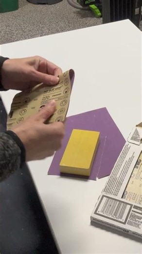 The Simplest Budget Sanding Hack for Your Shop #Woodworking #DIY #Shorts