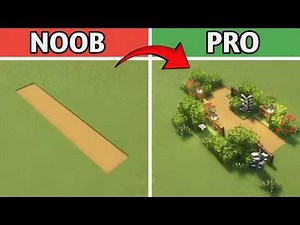 7 Easy Pathway Ideas In Minecraft! (TUTORIAL)