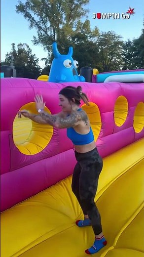 Storm the Castle! Giant Inflatable Fortress at Jumpingo Festival | Ahmedabad