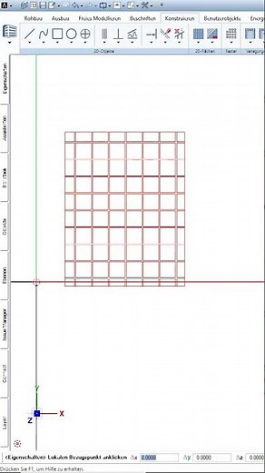 Muster mit Bezugspunkt ausrichten in Allplan