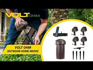 VOLT OHM: Plug-and-Play Outdoor Speakers