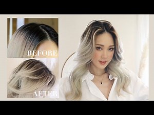 How I Root Smudge At Home 탈색후 셀프 뿌리 옴브레