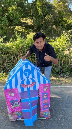 My new tent house 🏠 Unboxing 🔥 #shortsfeed #remote