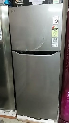 LG smart inverter compressor to star 242 litre double door refrigerator #electriccompressor