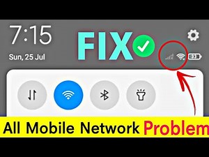 Mobile Network Problem Solved 100% Working Method For All Mobile And Sim || NETWORK PROBLEM SOLUTION