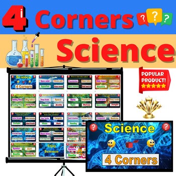 4 Corners Science Game Activity Digital Slideshow
