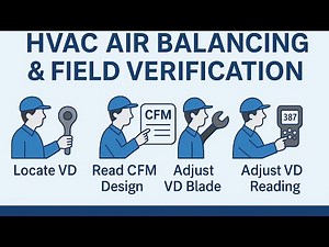 HVAC Air Balancing & CFM Measurement Guide for Technicians (With Formula & Field Examples)