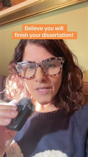 What is the most important thing you can do to help yourself successfully finish your dissertation? It is to believe that you ARE going to finish! I believe you can finish! If you’re struggling to talk for help. There is real help @theacademicwritersspace ⭐️