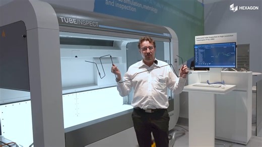 Last week at the Tube Show in Düsseldorf, we demonstrated how Hexagon's TubeInspect system makes tube measurement quick and easy and how BendingStudio XT effortlessly analyses the captured data. A huge thanks to everyone who visited us. 欄 Book your demo  https://hxgn.biz/3xJ0jbX #Tube2024 #TubeInspect #BendingStudio | Hexagon Manufacturing Intelligence | Facebook