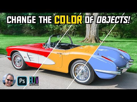 Photoshop: Best way to change colors of objects!