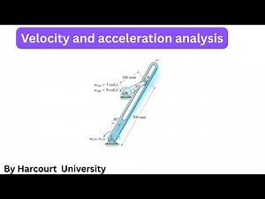 Velocity and acceleration analysis of a quick return mechanism
