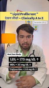 “Lipid Profile test” देखना सीखो Clinically🩺👨‍⚕️FOLLOW & Comment “Lab Notes”💬 if you Want to decode Every test like this! 💯 #medicalstudent #medico #medical #medicalnotes #doctor #pathology #mbbs #bams #mbbsstudent #medschool #viral #instamood | DrSuryakamal Sahu