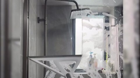 Tyethy Magic Broom Multifunction Rubber Push Broom for Bathroom, Window, Indoor Cleaning, 52" Long Silicone Broom, Squeegee, Pet Hair Remover