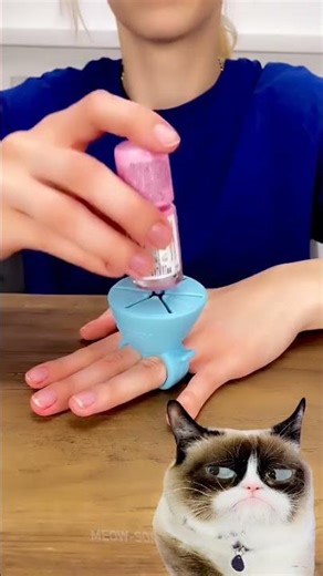 BEST NAIL GADGET EVER 💅| Easy to use gadget to avoid a messy situation when doing your nails #viral
