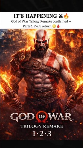 God of War Trilogy Remake CONFIRMED! ⚔️🔥