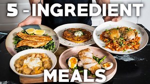 95K views · 2.4K reactions | Workout at Home Videos, Healthy Recipes and Guided Meditations. All in one app! Download REBEL 100% FREE (NO HIDDEN MEMBERSHIPS) https://go.rebel.ph/4sIN/yterwan Eating healthy CAN be easy! These 5 recipes show you just how to make these healthy dishes easy and fast. Get the recipes: https://thefatkidinside.com/these-healthy-15-minute-meals-only-need-5-ingredients/ | FEATR | Facebook