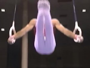 Flashback: 1993 US Olympic Festival Garry Denk (USA/Iowa) SR Cross cable yamawaki yamawaki! | International Gymnast Magazine