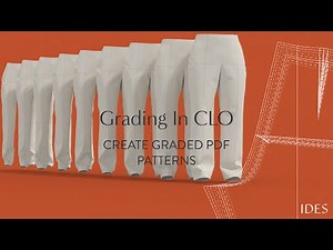 How To Grade Patterns in CLO 3D