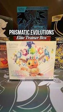 Prismatic Evolutions Elite Trainer Box!💎 #pokemon
