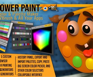 ArtStation - Power Paint color and palette maker for ZBrush and all your apps | Resources