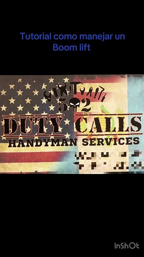 Tutorial como manejar un boom lift