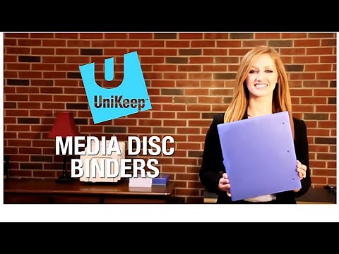 UniKeep - CD/DVD Binders for Music, Movies or Video Games