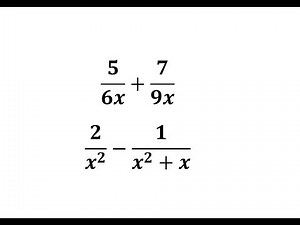 Add or Subtract Basic Rational Expressions with Unlike Denominators