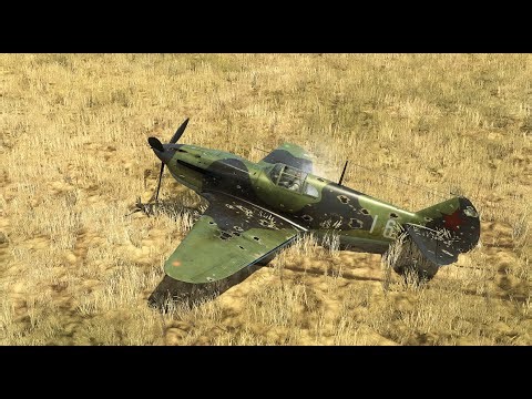 Bf109 F2 против ЛаГГ 3 штурмовка TrackIR. L-2 Shturmovik Great Battles