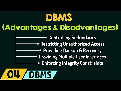 Advantages & Disadvantages of DBMS