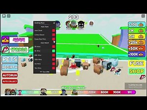 Op dunking Race Script GUI [auto dunk, collect boost, autohatch]+