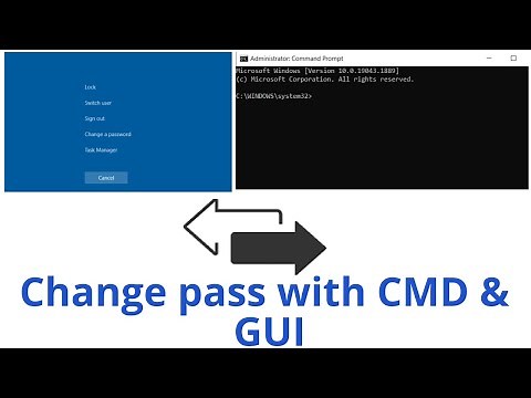 How to change computer password using CMD and GUI in mins | fastest way to reset windows password