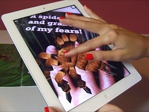 Augmented reality pop up book