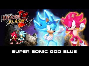SSF2 Mods - Super Sonic God/Blue