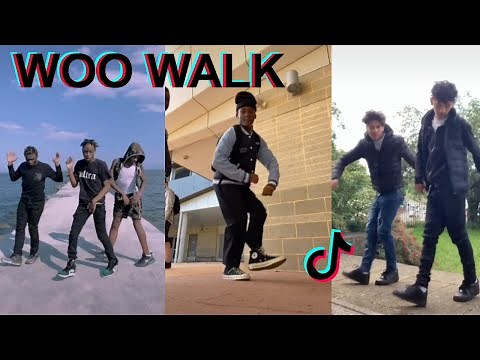 WOO WALK TIKTOK DANCE COMPILATION (Get back - Pop Smoke)