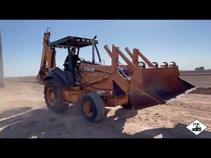 Case 580M Series II Backhoe Demo