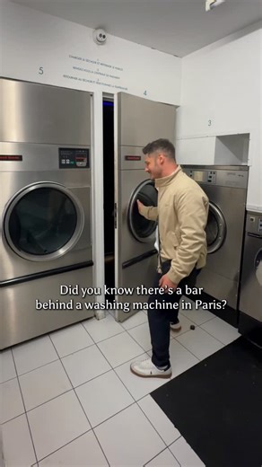 GIOACCHINO RUSSO | LONDON | UK on Instagram: "Did you know Paris hides a secret bar behind a washing machine? 🍸🌀 Step inside @lavomatic_paris, a hidden speakeasy where laundry day turns into cocktail night! From colourful interiors to creative drinks, this is one of the most unique bars in Paris. 📍 Lavomatic, 30 Rue René Boulanger, Paris"