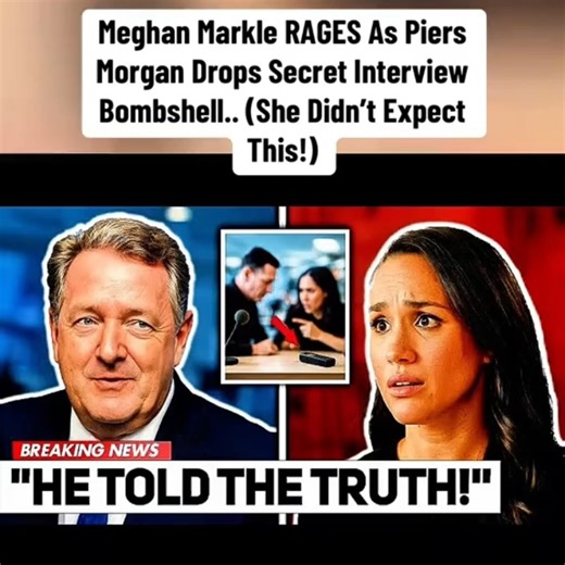 Meghan Markle RAGES As Piers Morgan Drops Secret Interview Bombshell. #princeharry #royalfamilydrama #Meghanmarkle #fblifestyle #beautypageant | Breaking Royal 26