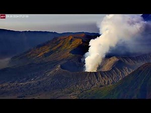 Sep 26, 2024: Bromo Volcano Releasing Heavy Gases, Indonesia