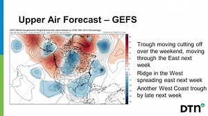 Strong cold front moving across corn belt through weekend, market weather factors are neutral for corn and soybeans and bullish for wheat. Watch the Market Weather Outlook here: | DTN/The Progressive Farmer | Facebook